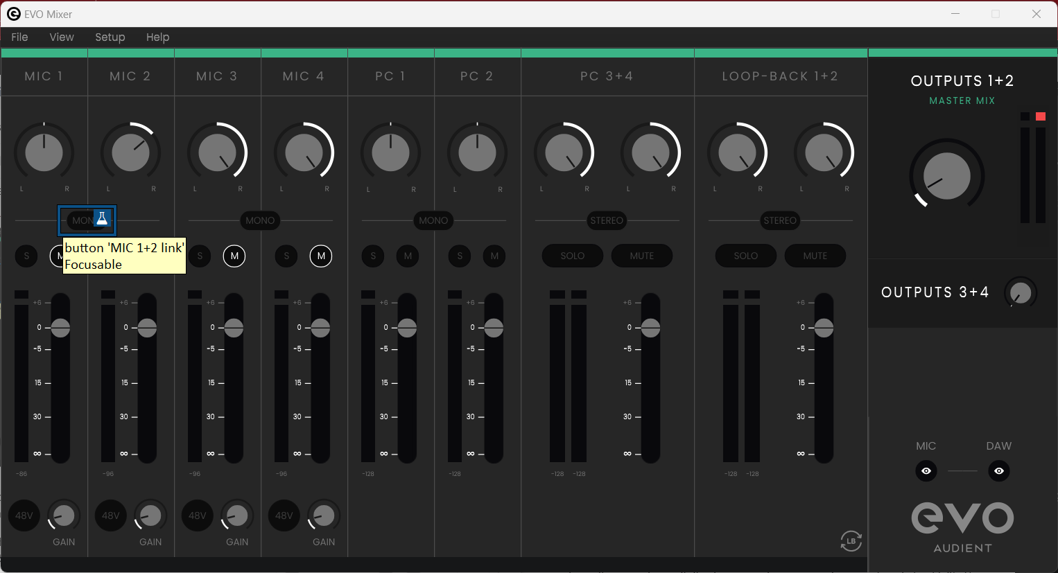 iD and EVO App Accessibility – Audient Help Desk