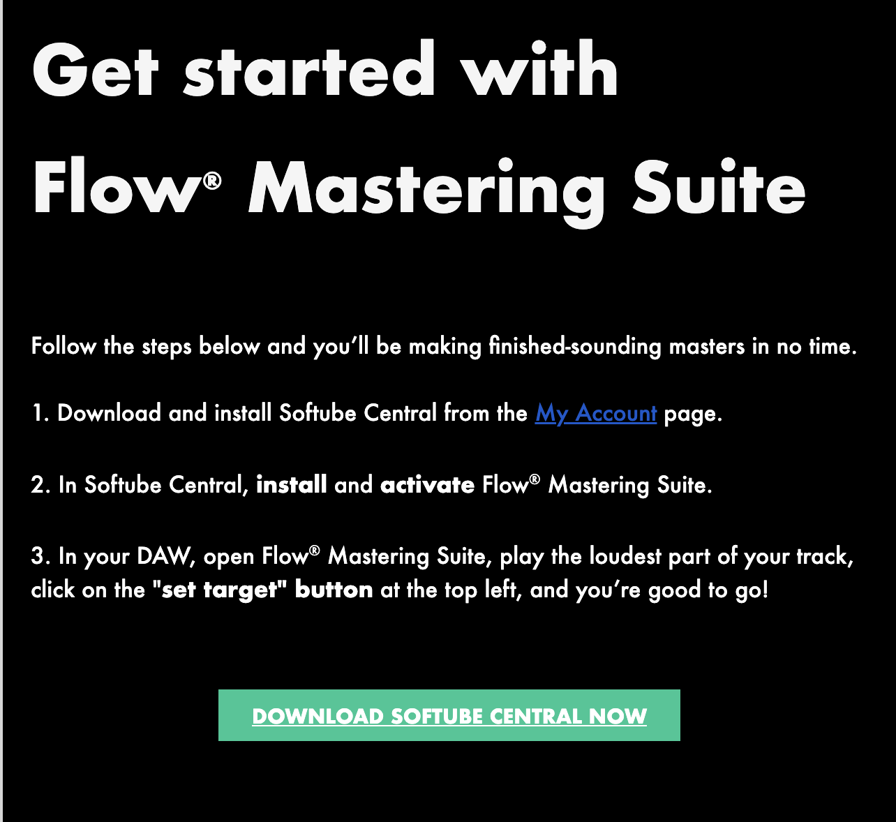 Softube Flow Mastering Suite - Installation Instructions – Audient Help ... Softube Flow Mastering Suite - Installation Instructions – Audient Help ...